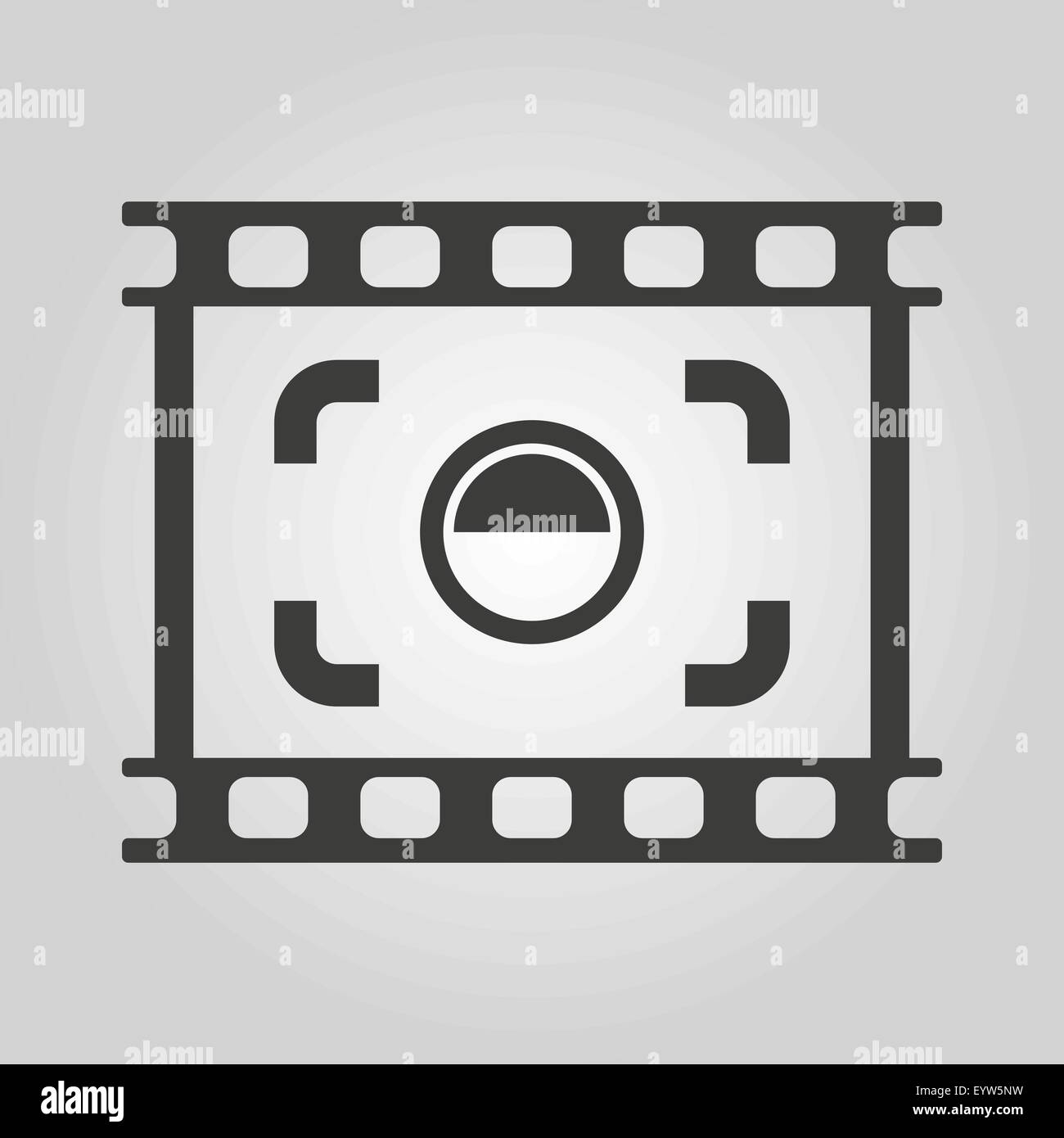 The viewfinder icon. Focusing and photography, photo symbol. Flat Stock ...