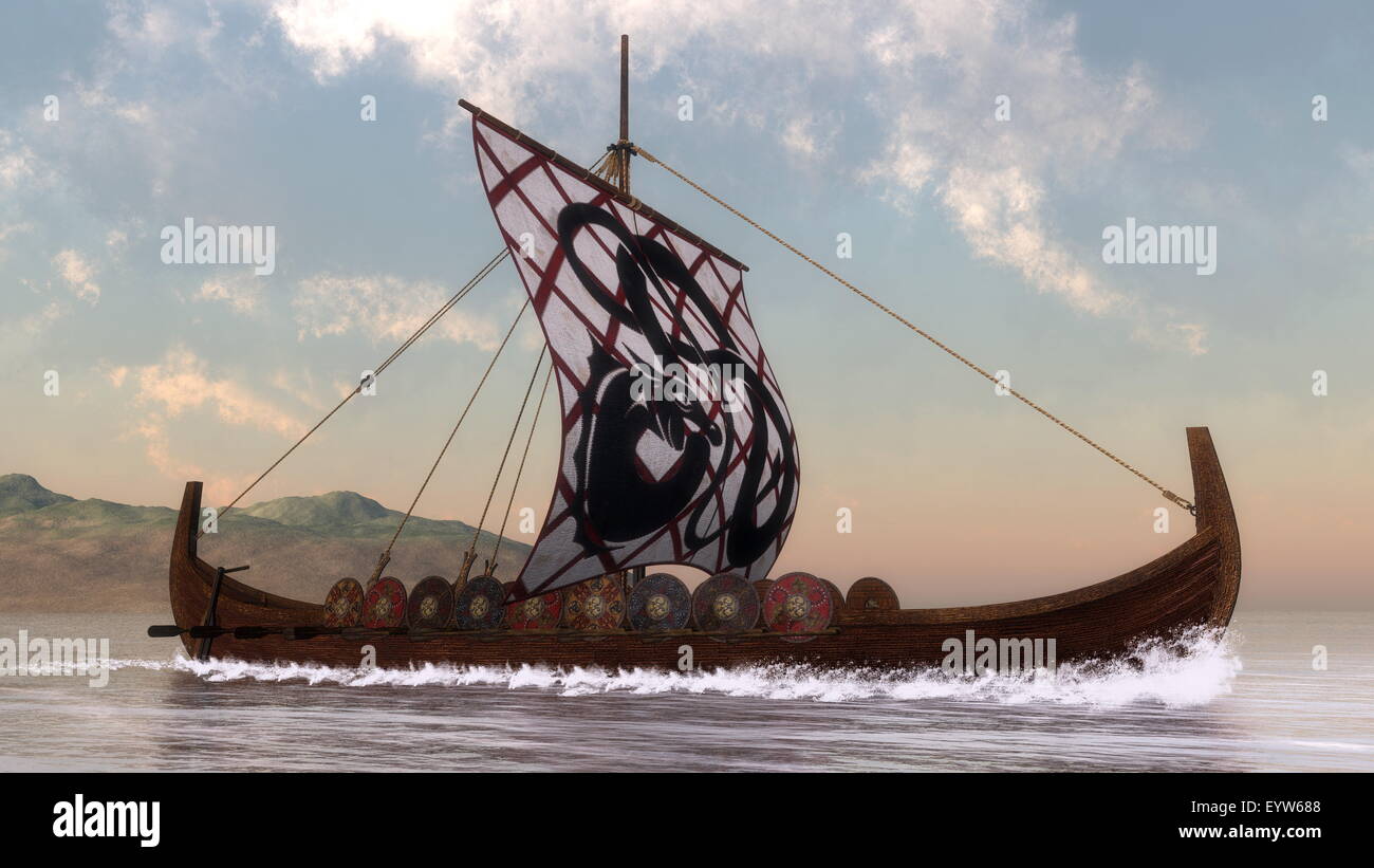 Drakkar ship hi-res stock photography and images - Alamy
