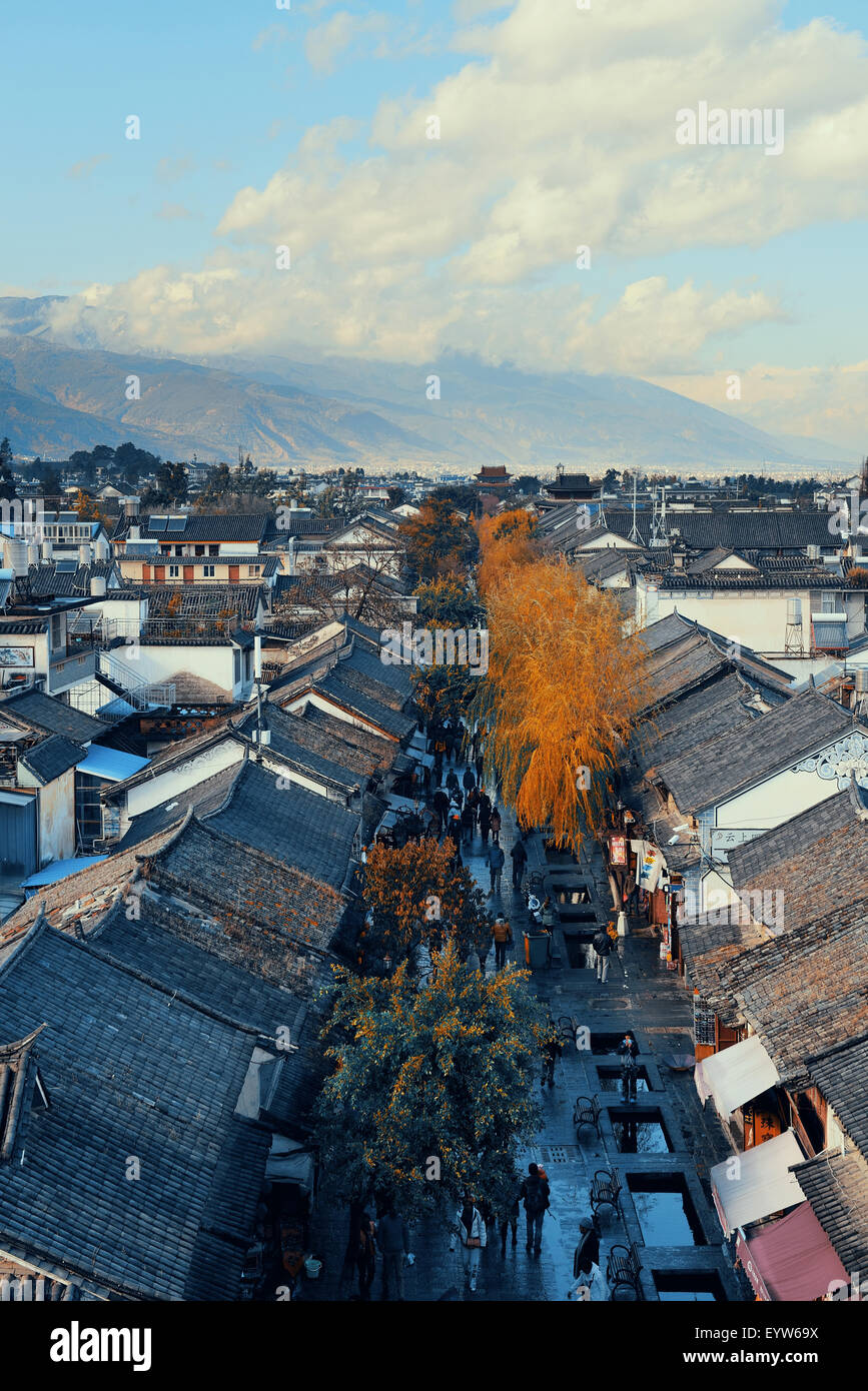 Street view in Dali, China Stock Photo - Alamy