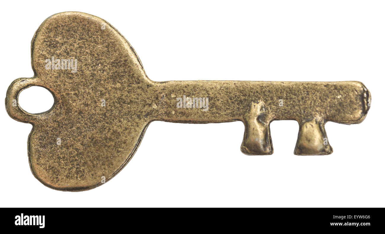 old key isolated on white background Stock Photo - Alamy