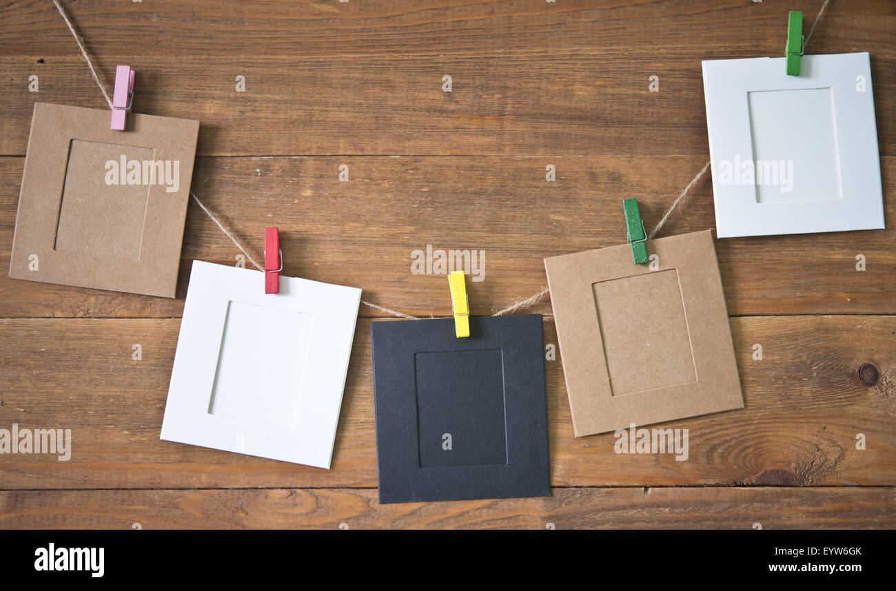 Hanging photo frames hi-res stock photography and images - Alamy