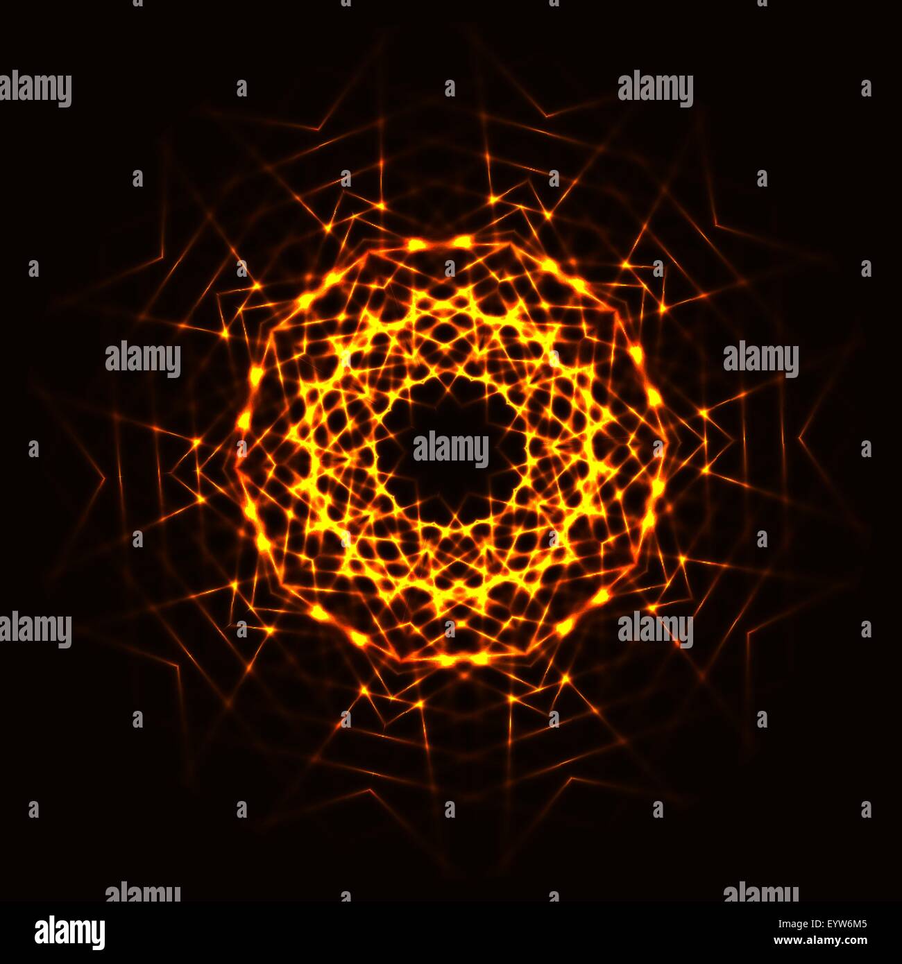 Abstract cosmic fireball Stock Vector Image & Art - Alamy