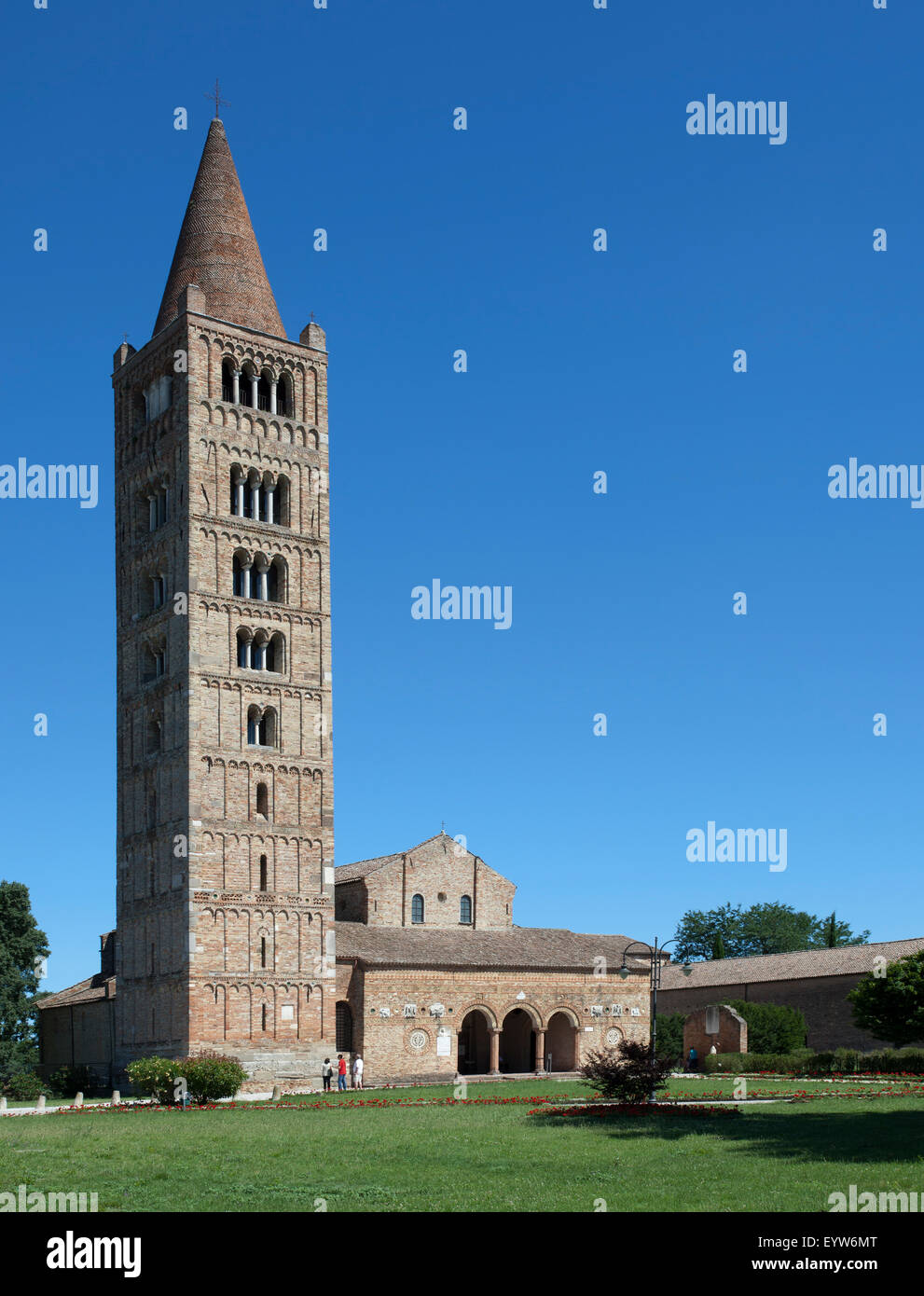 Abbey of Pomposa, Italy Stock Photo - Alamy