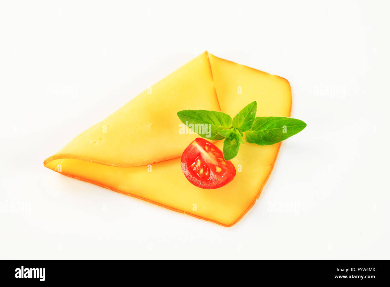 Thin slice yellow cheese hi-res stock photography and images - Alamy