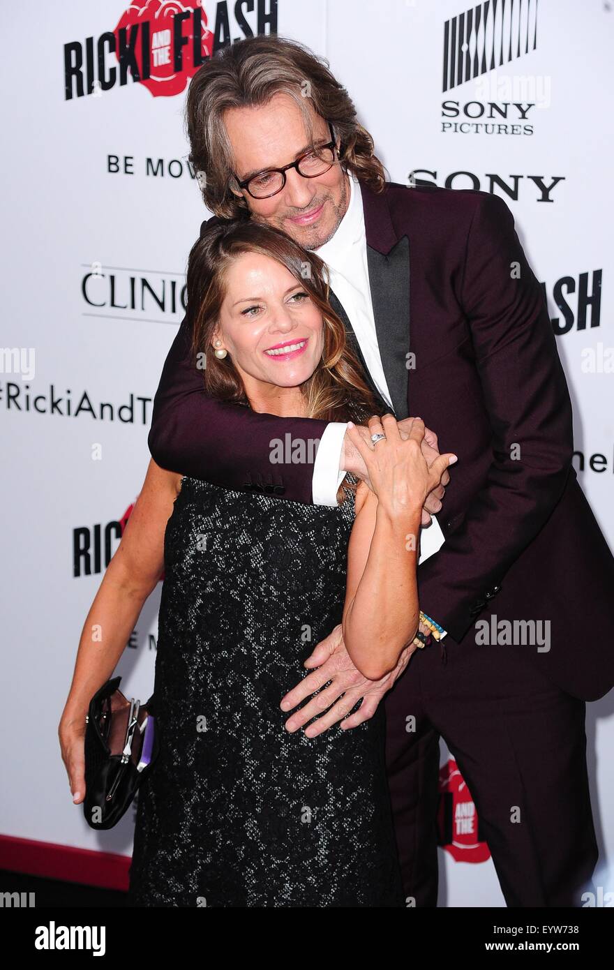 New York, NY, USA. 3rd Aug, 2015. Rick Springfield, Barbara Porter at ...
