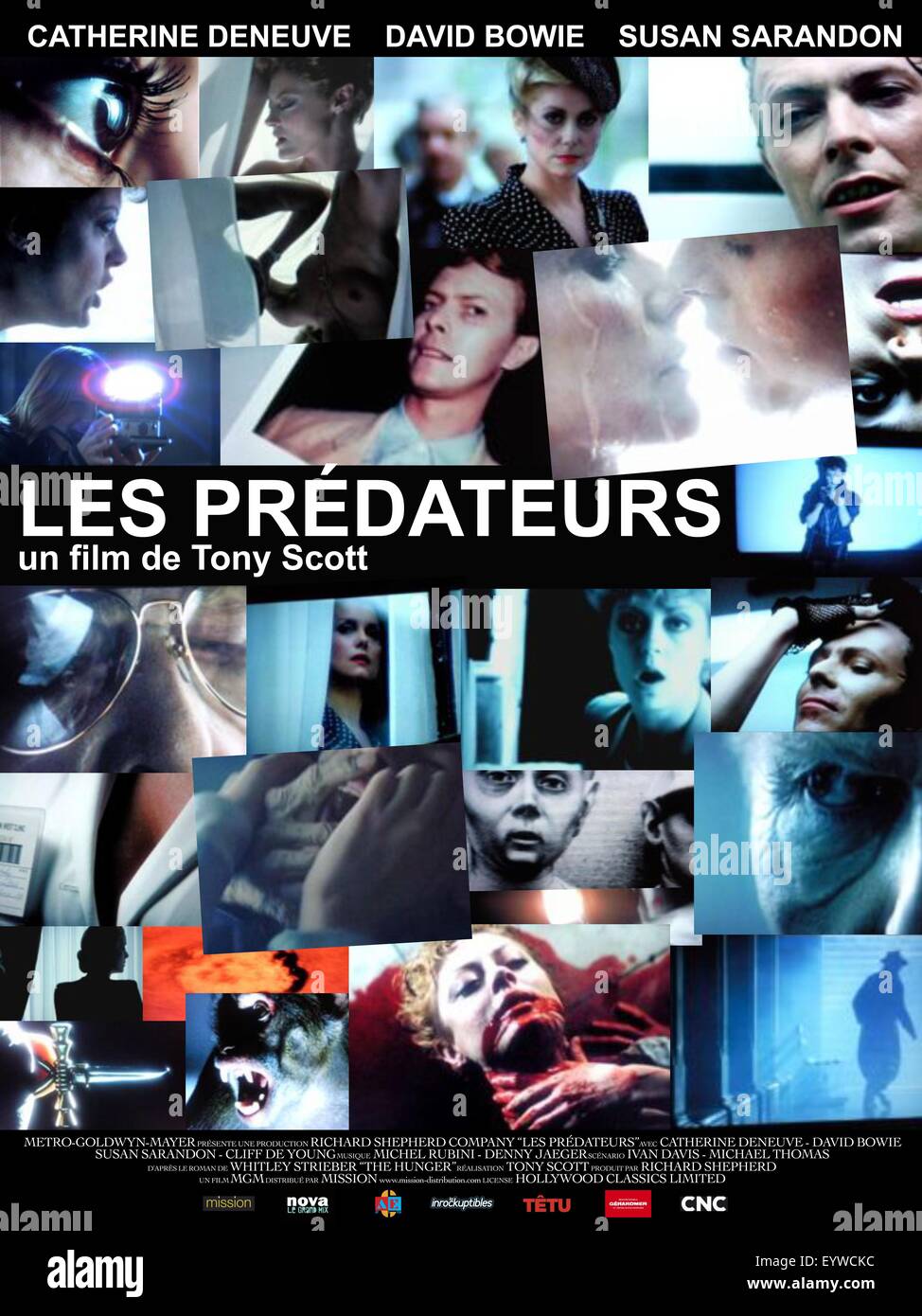 The Hunger ; Year : 1983 UK ; Director : Tony Scott ; Movie poster (Fr ...