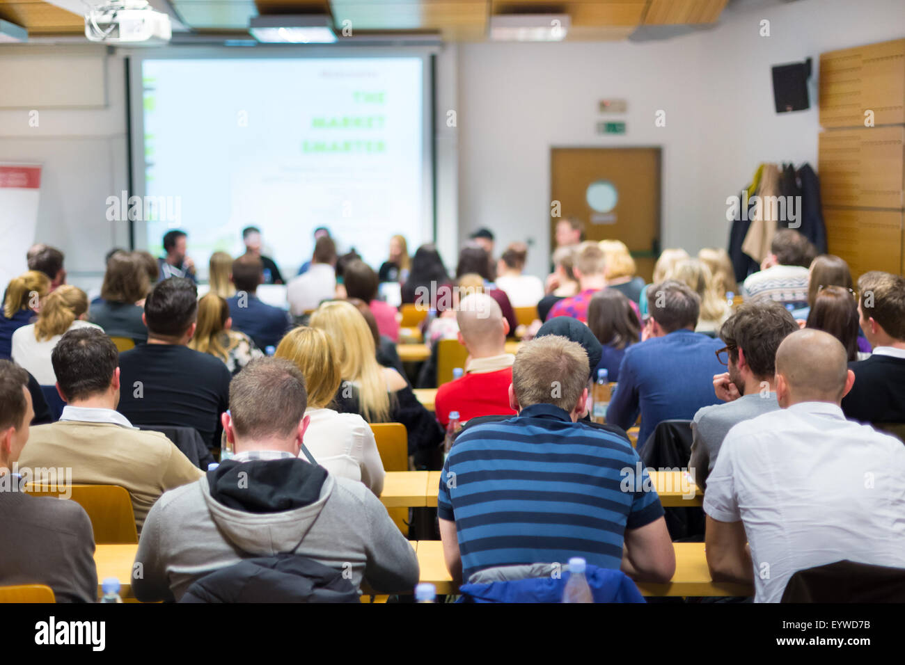 Workshop at university lecture hall Stock Photo - Alamy