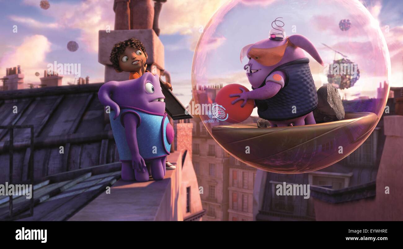 Home ; Year : 2015 USA ; Director : Tim Johnson ; Animation Stock Photo ...