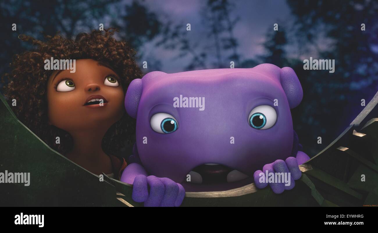 Home ; Year : 2015 USA ; Director : Tim Johnson ; Animation Stock Photo ...