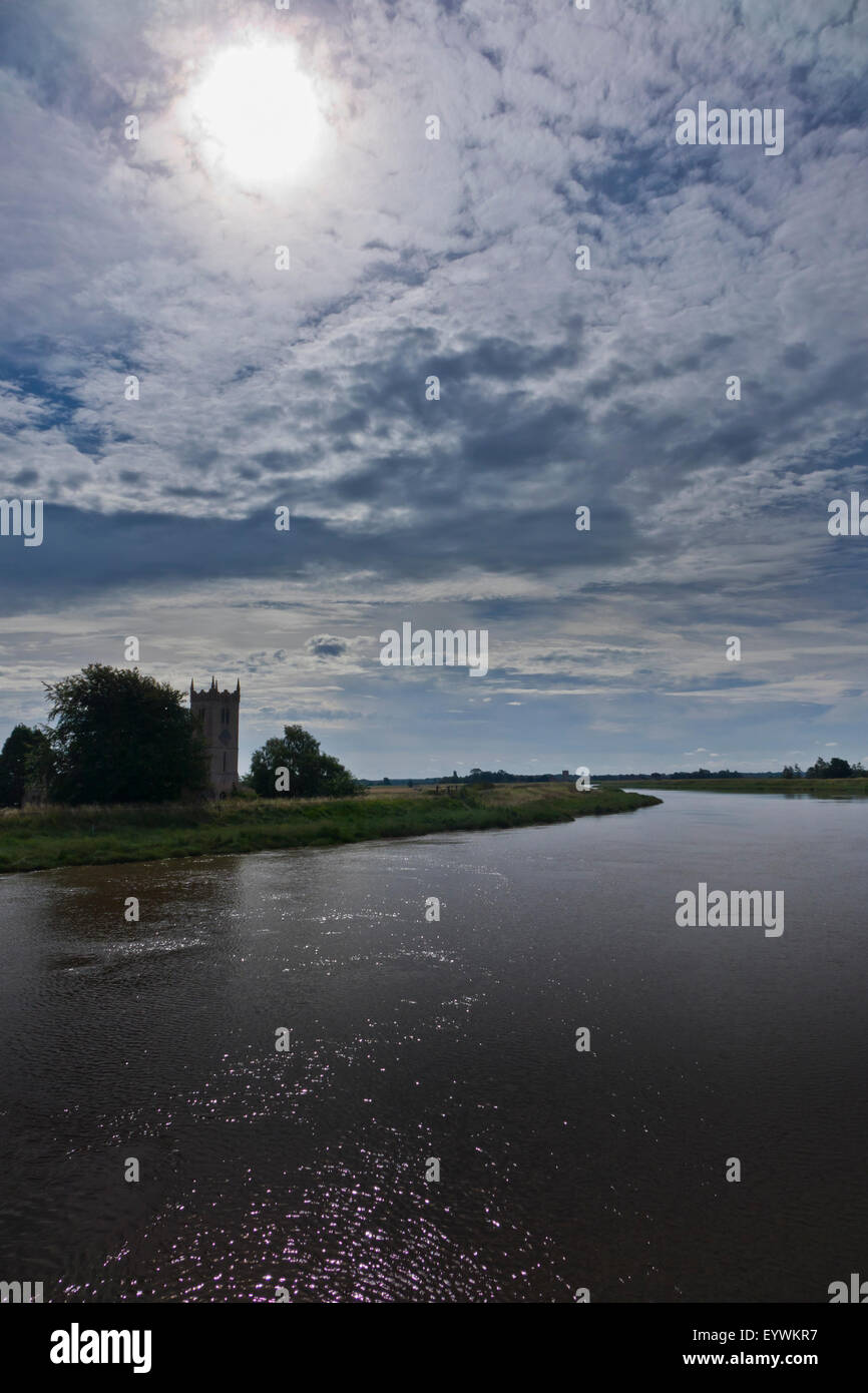 River Great Ouse fens fenland Stock Photo - Alamy