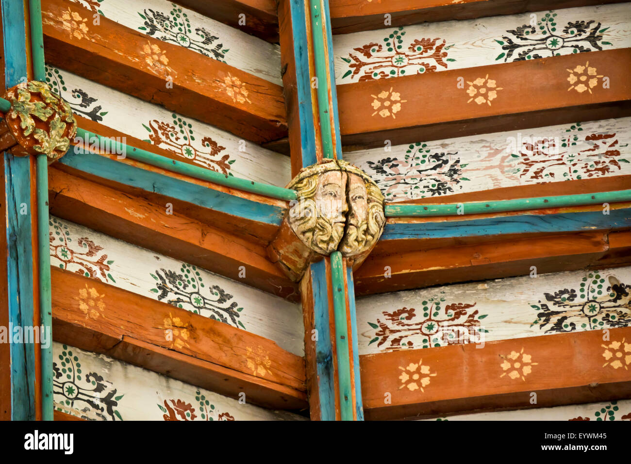 Painted ceiling beams hi-res stock photography and images - Alamy