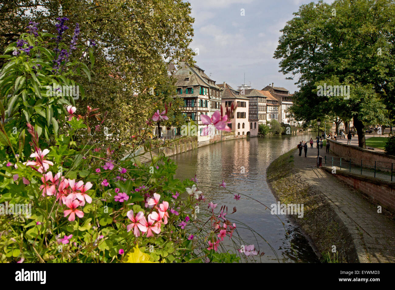Petite France area of Strasbourg Alsace France Stock Photo - Alamy