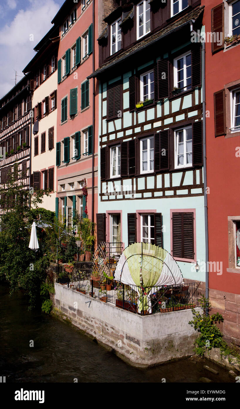 Petite France area of Strasbourg Alsace France Stock Photo - Alamy