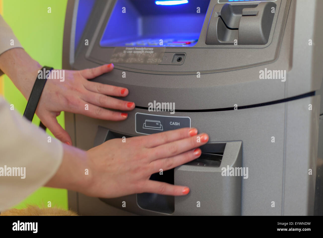 Bank atm blindness hi-res stock photography and images - Alamy