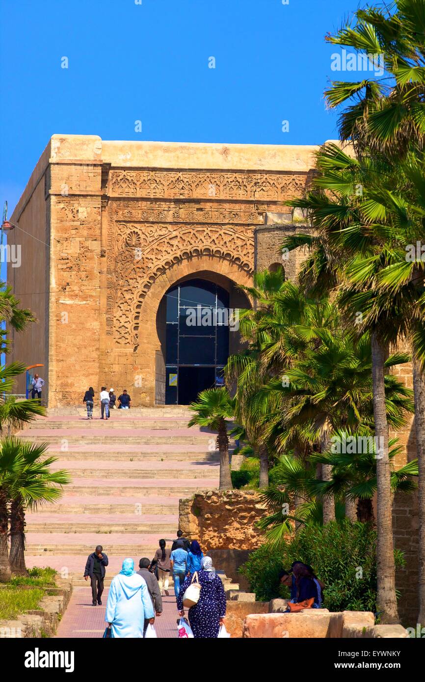 Bab Oudaia, Oudaia Kasbah, Rabat, Morocco, North Africa, Africa Stock ...