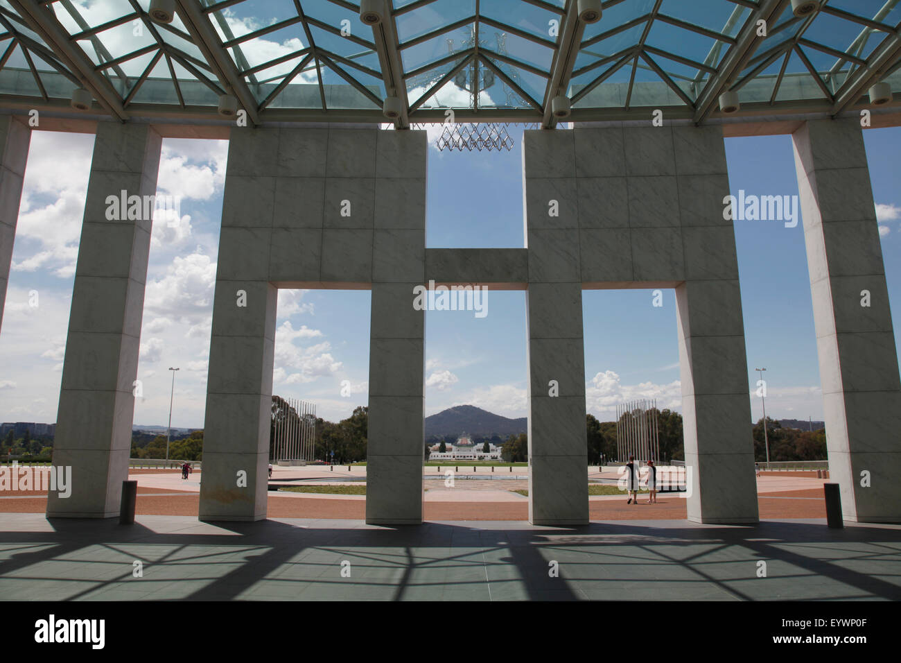 New Parliament building in Canberra, A.C.T., Australia, Pacific Stock ...