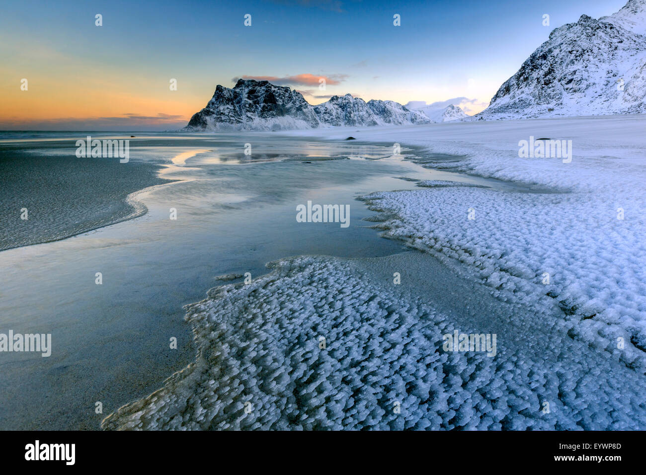 Snow and cold rocks and scenic islands hi-res stock photography and ...