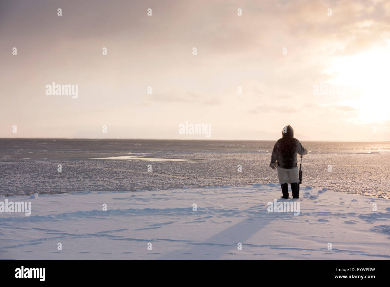 One of the last remaining Inughuit subsistence hunters, Naimanngitsoq ...