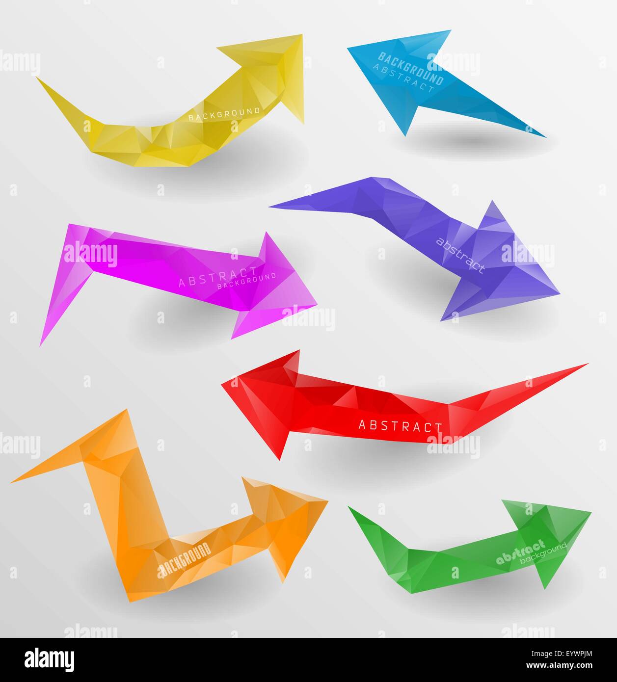 Arrow icon set. Vector Stock Vector Image & Art - Alamy