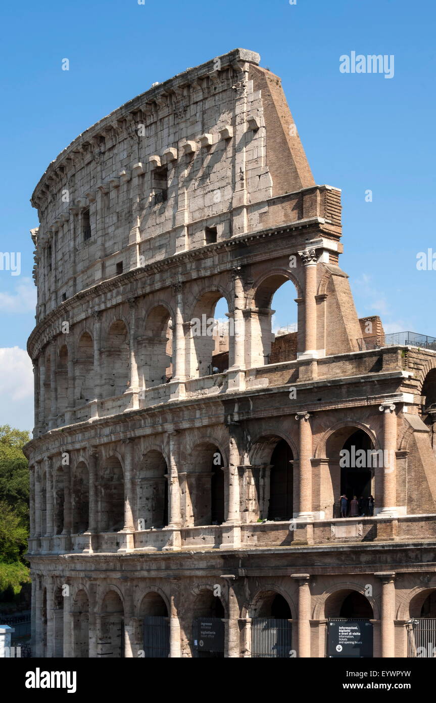 Colosseum, Ancient Roman Forum, UNESCO World Heritage Site, Rome, Lazio ...
