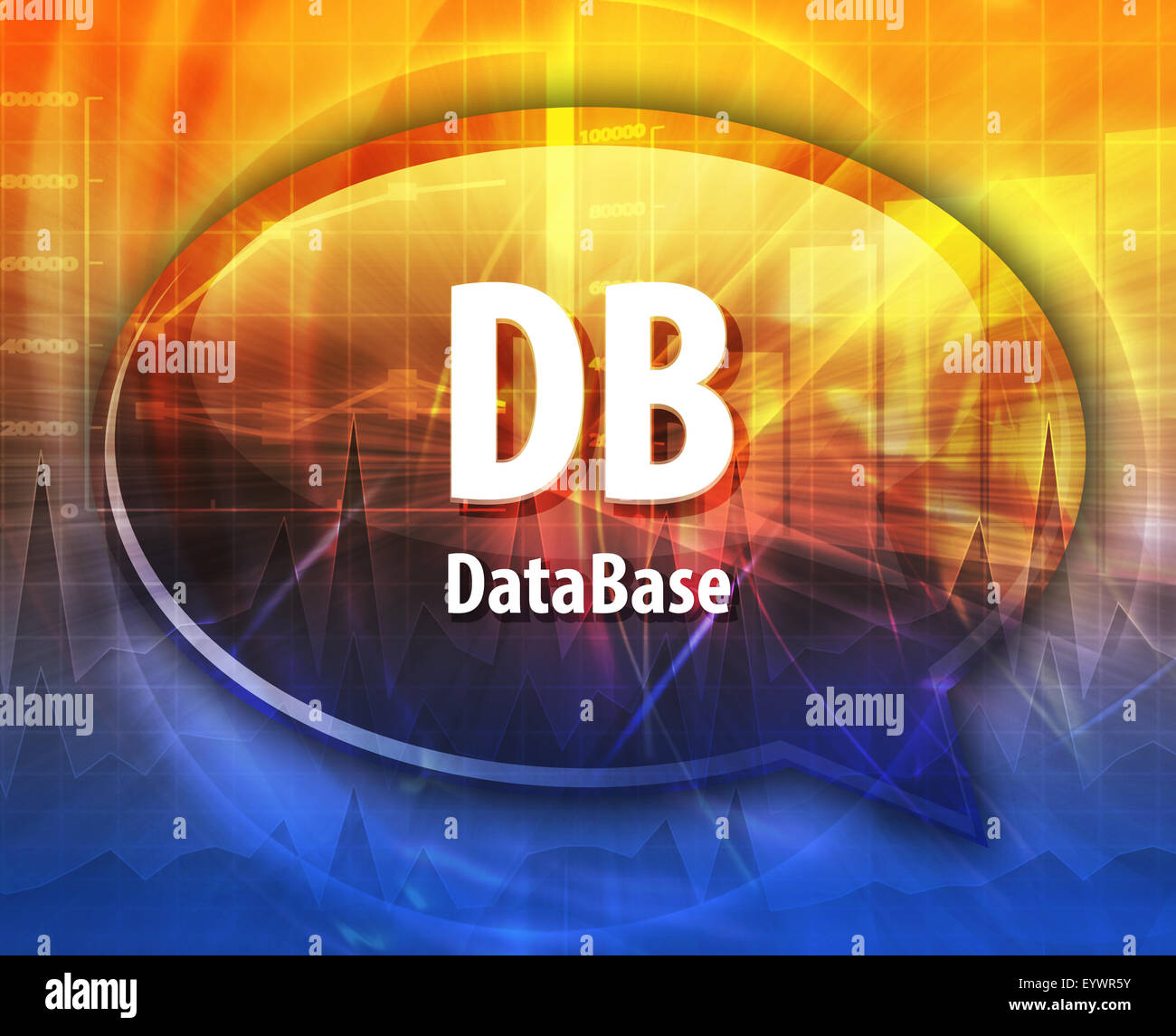 DB acronym definition speech bubble illustration Speech bubble ...