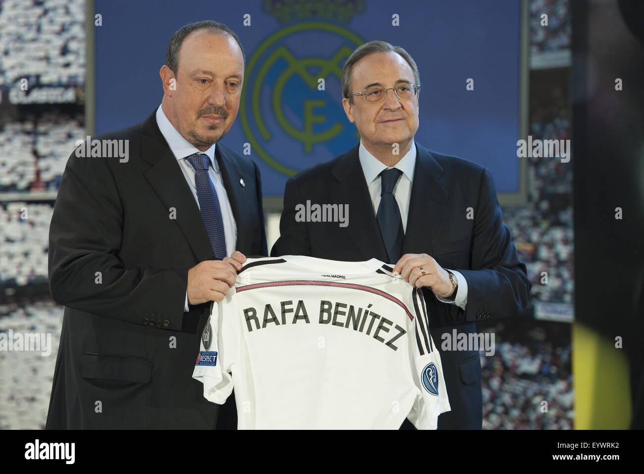 Rafael Benitez is appointed as the new Real Madrid FC manager during a ...