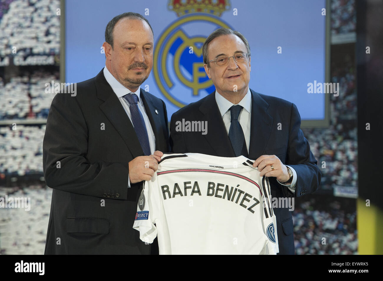 Rafael Benitez is appointed as the new Real Madrid FC manager during a ...