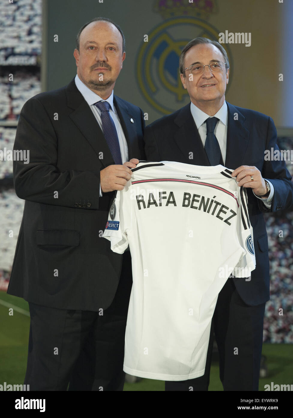 Rafael Benitez is appointed as the new Real Madrid FC manager during a ...