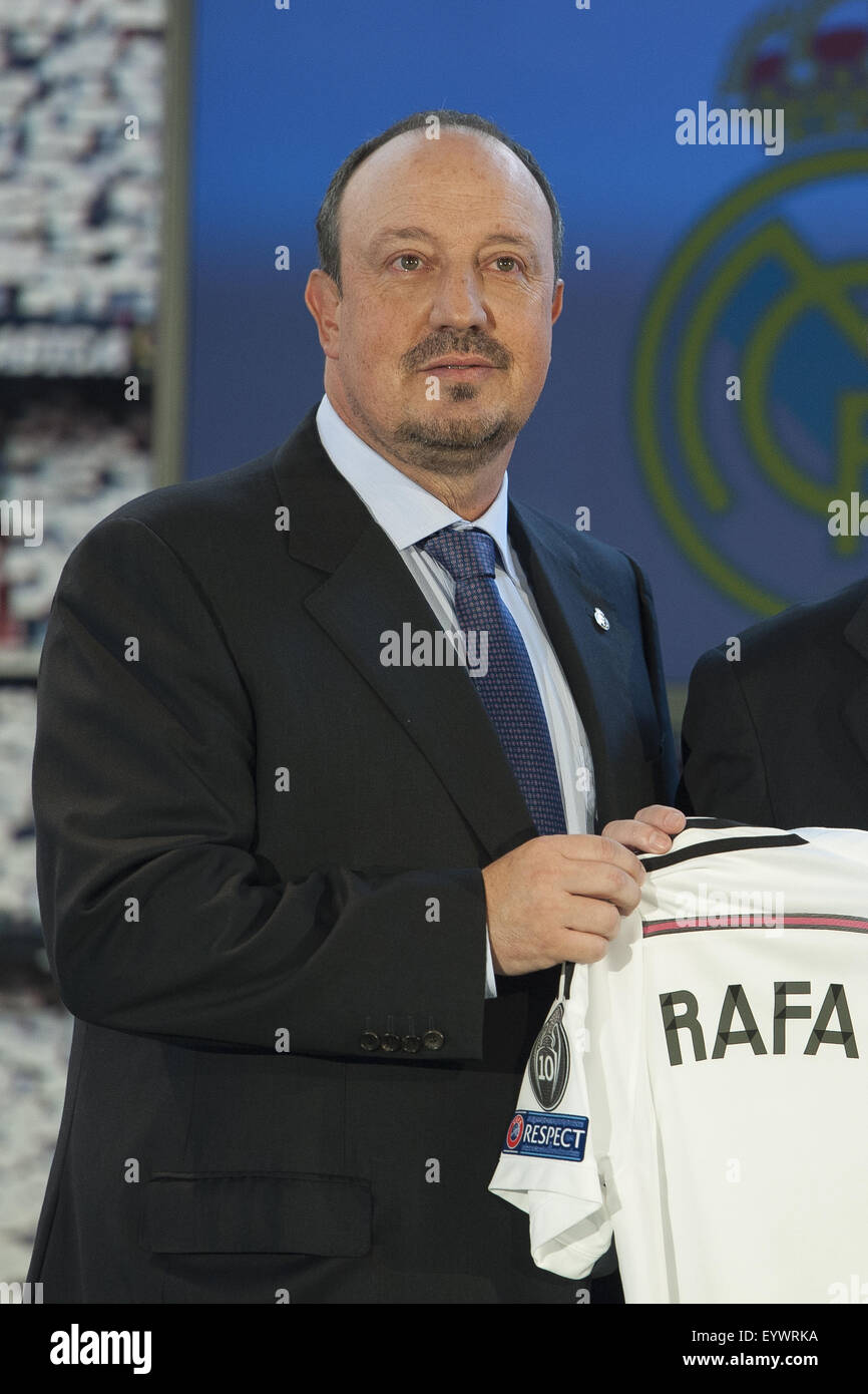 Rafael Benitez is appointed as the new Real Madrid FC manager during a ...