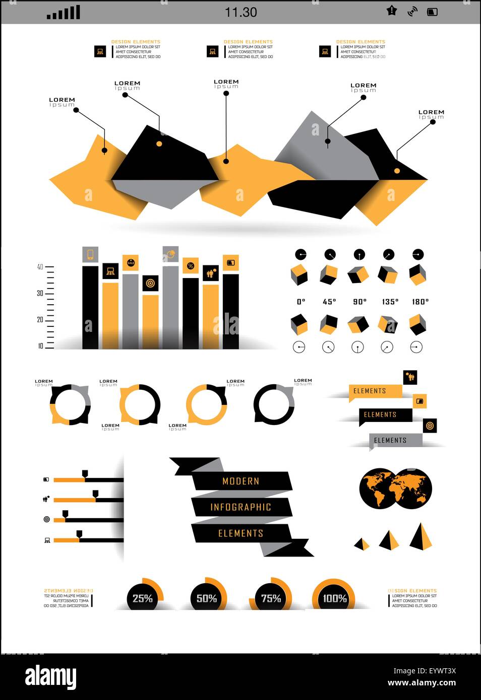 Set elements of infographics Stock Vector Image & Art - Alamy