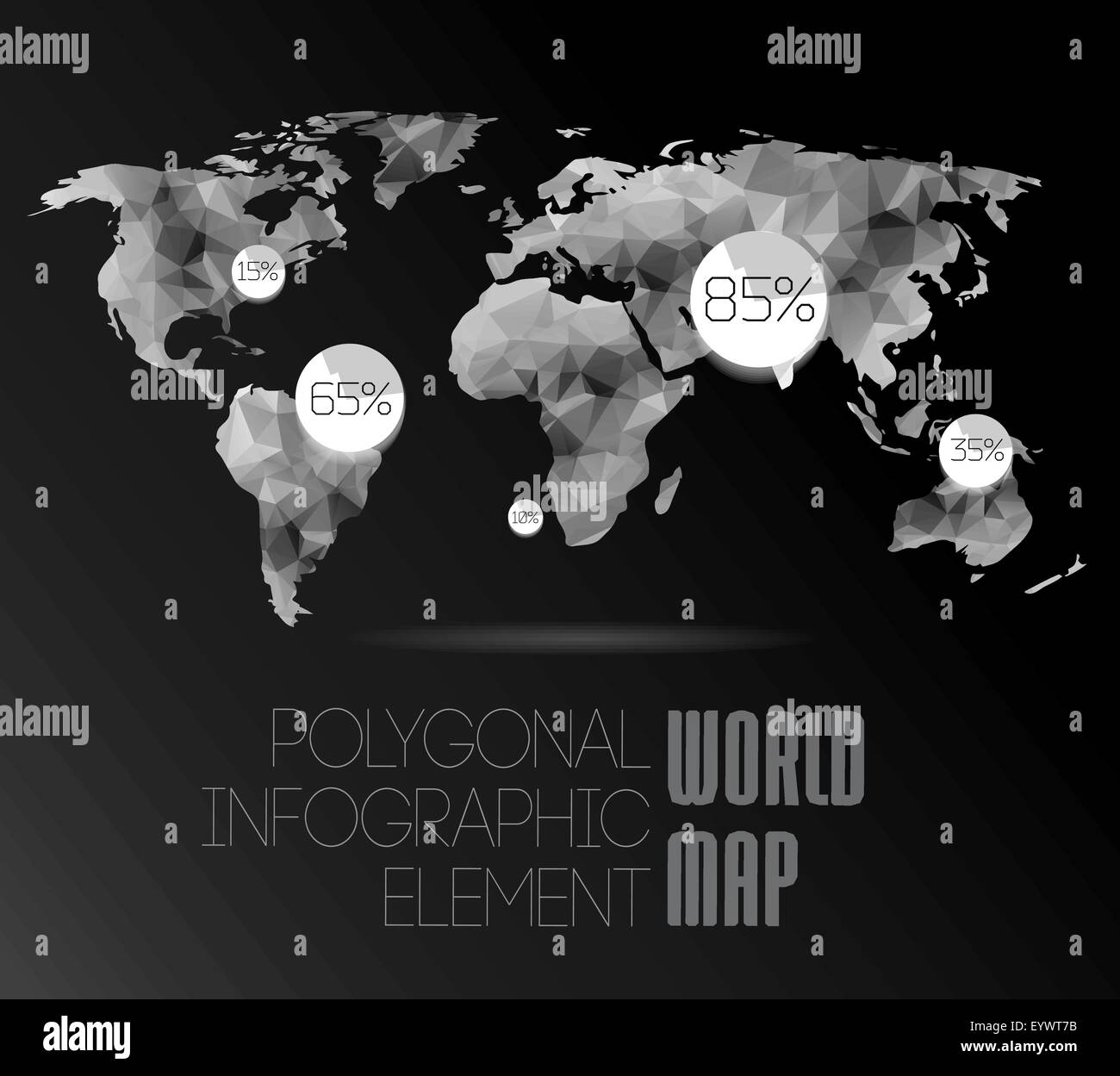 World Map and Information Graphics Stock Vector Image & Art - Alamy