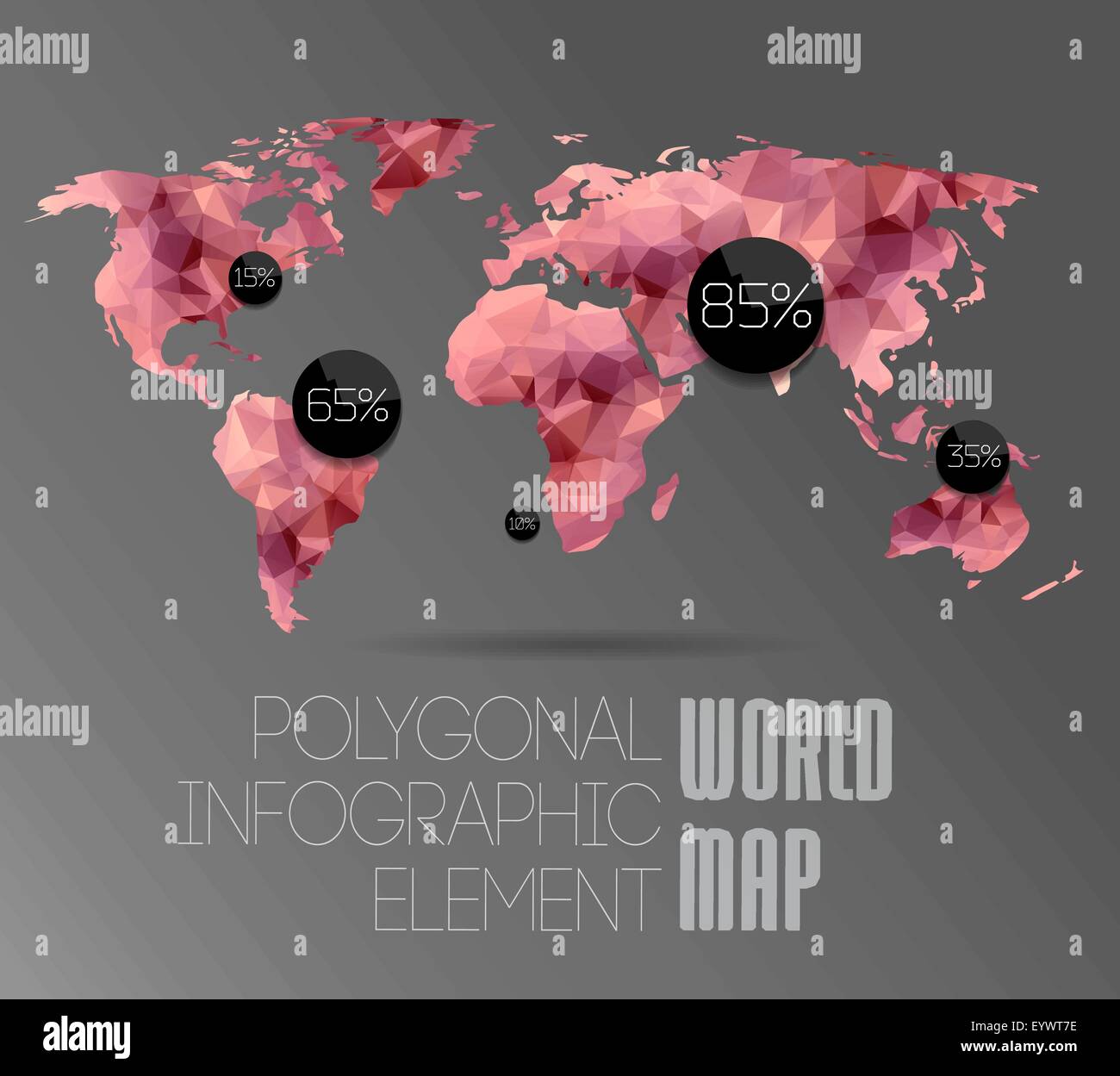 World Map and Information Graphics Stock Vector Image & Art - Alamy