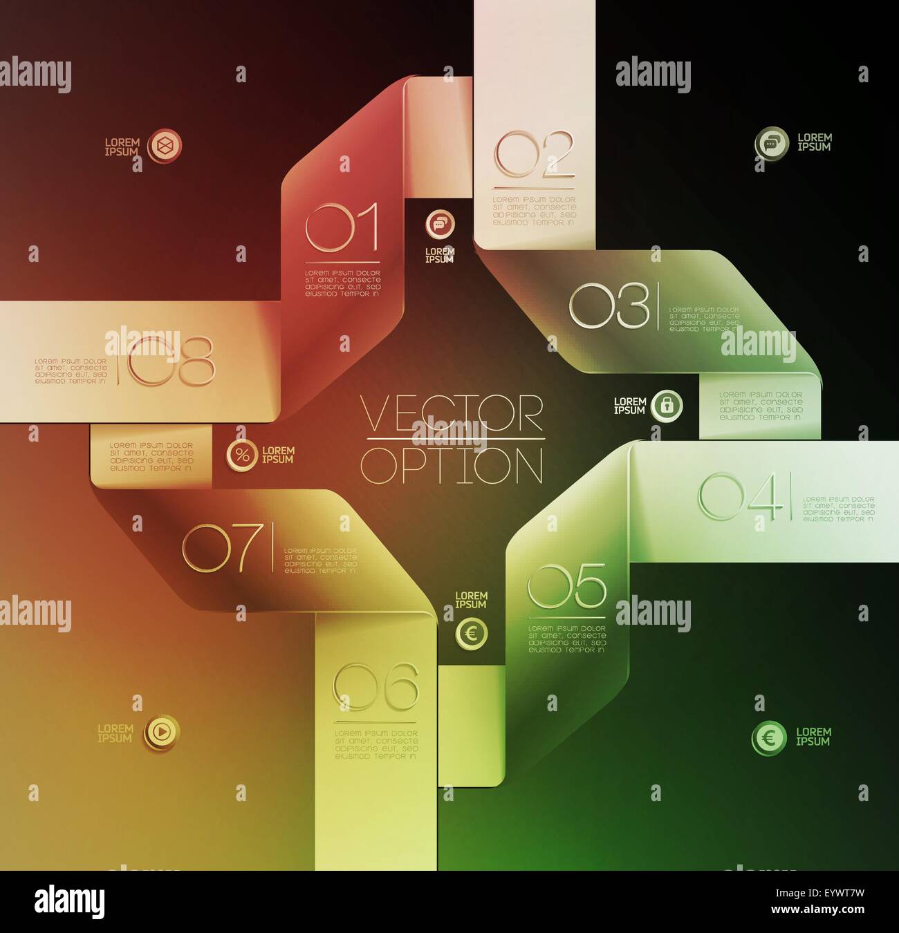 Design elements for options Stock Vector Image & Art - Alamy