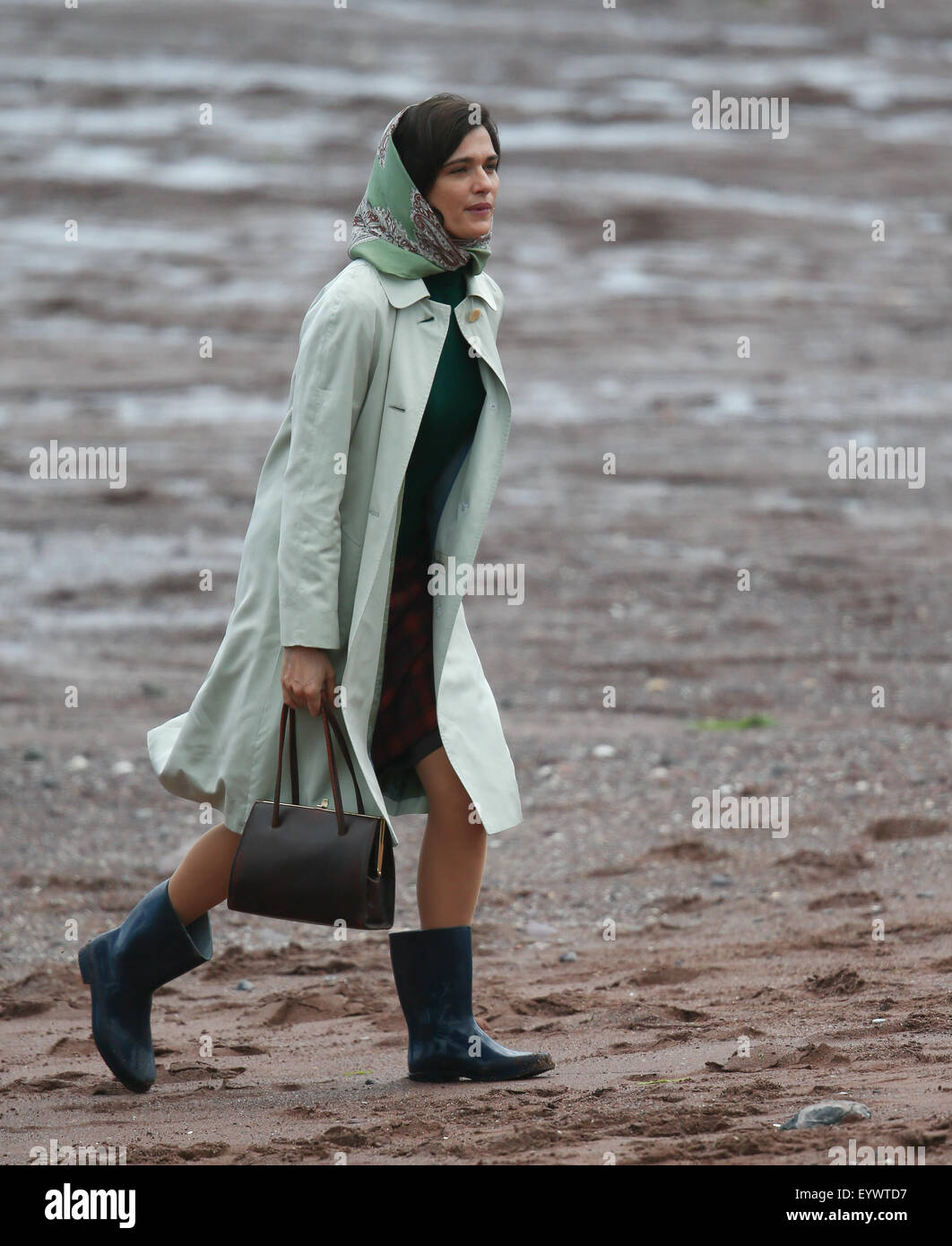 Colin Firth and Rachel Weisz film a scene for the as yet untitled ...