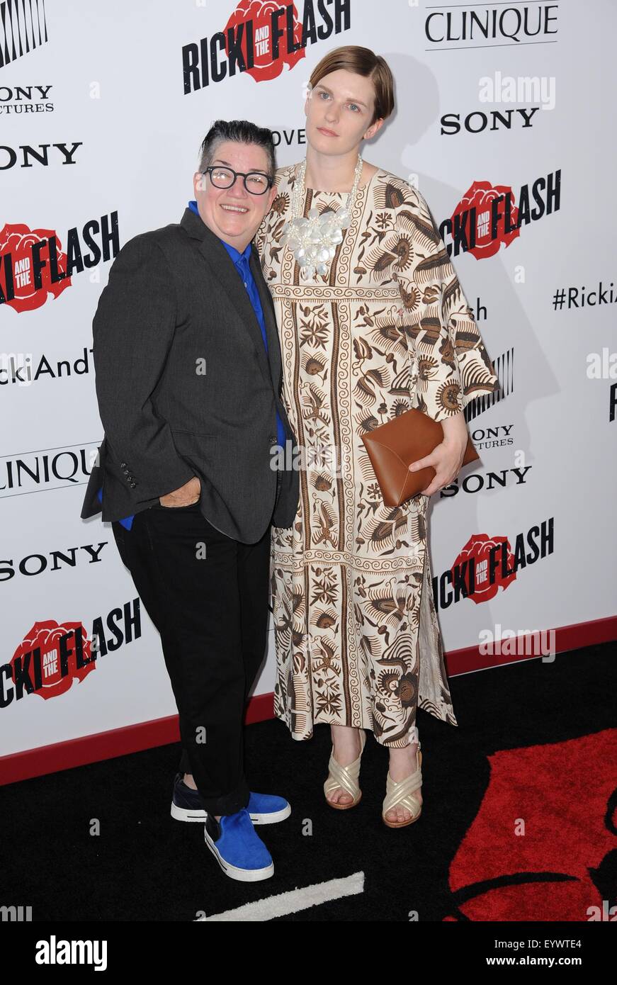 Lea DeLaria, Chelsea Fairless at arrivals for RICKI AND THE FLASH ...