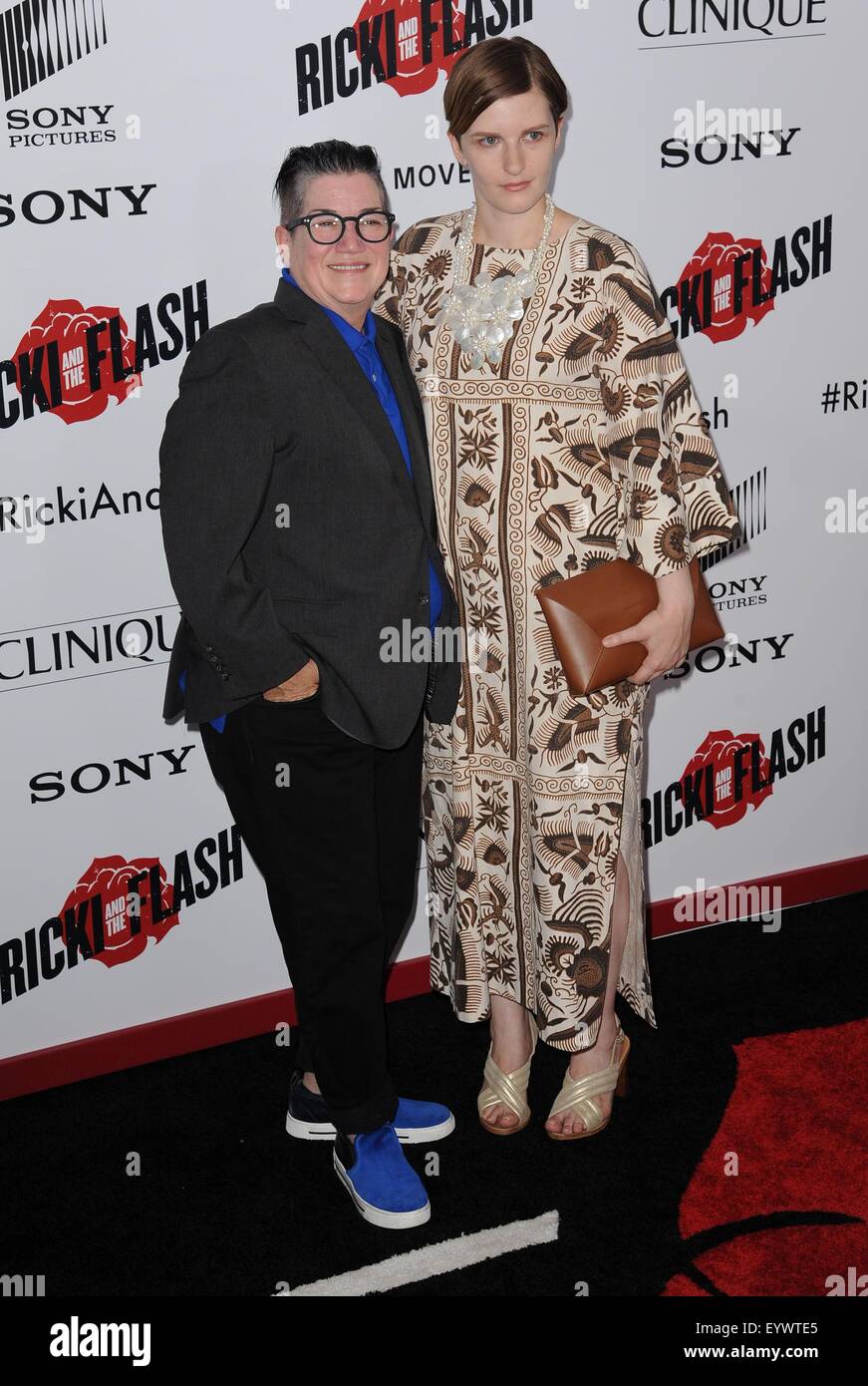 Lea DeLaria, Chelsea Fairless at arrivals for RICKI AND THE FLASH ...