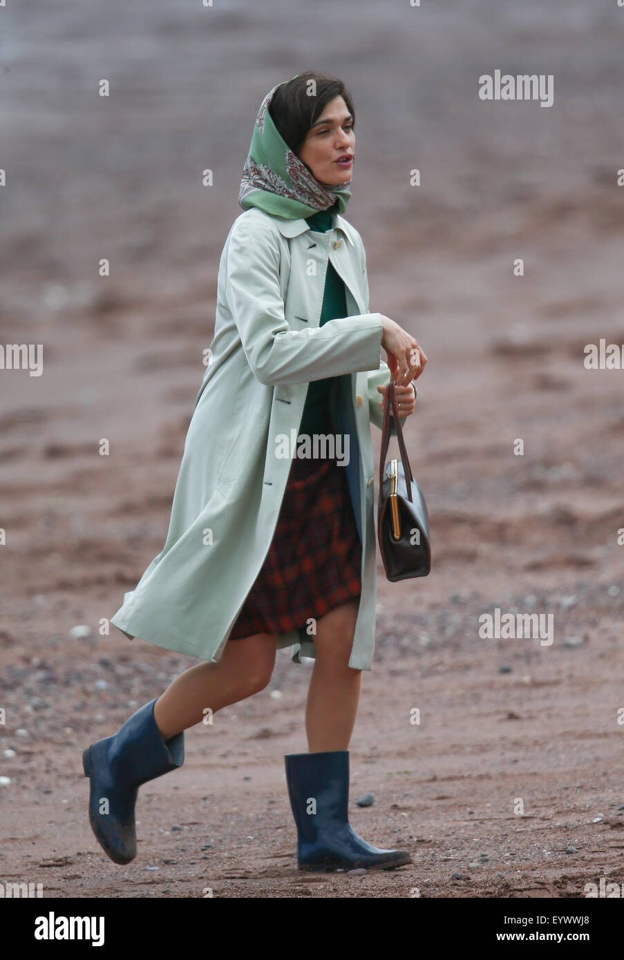 Colin Firth and Rachel Weisz film a scene for the as yet untitled ...