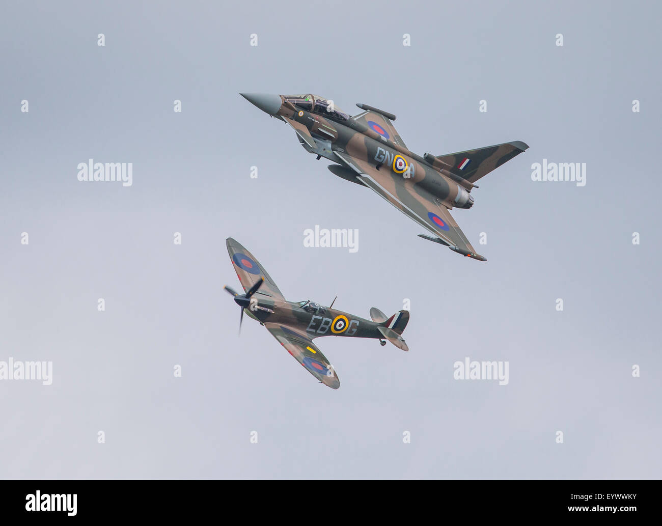 Battle of Britain 75th Anniversary Airshow held at Biggin Hill in Kent ...