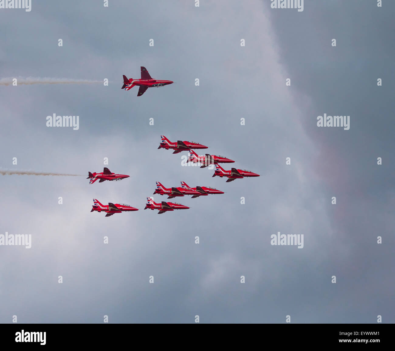 Battle of Britain 75th Anniversary Airshow held at Biggin Hill in Kent ...