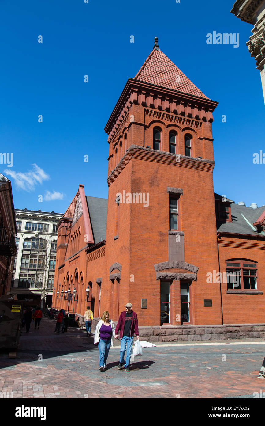 Historic Central Market in Penn Square, Lancaster City, PA Stock Photo ...