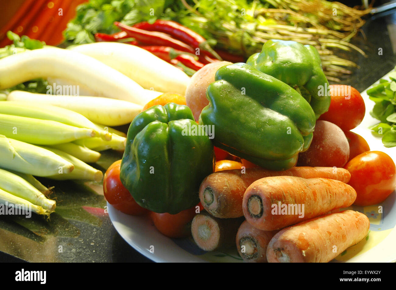 Vegetables close up Stock Photo - Alamy