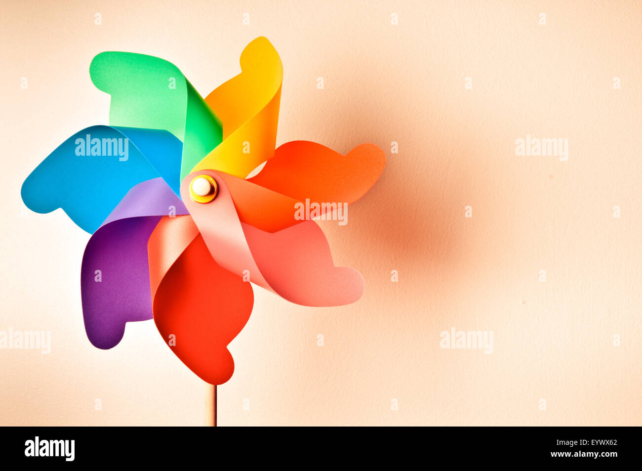 colorful plastic pinwheel Stock Photo - Alamy