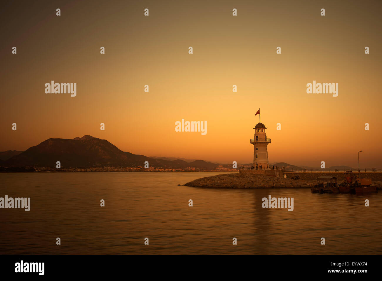 Turkey antalya coast sea sunset hi-res stock photography and images - Alamy