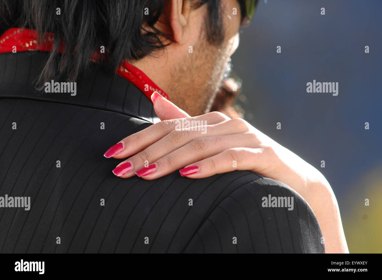 Lover Hands Closeup Stock Photo - Alamy