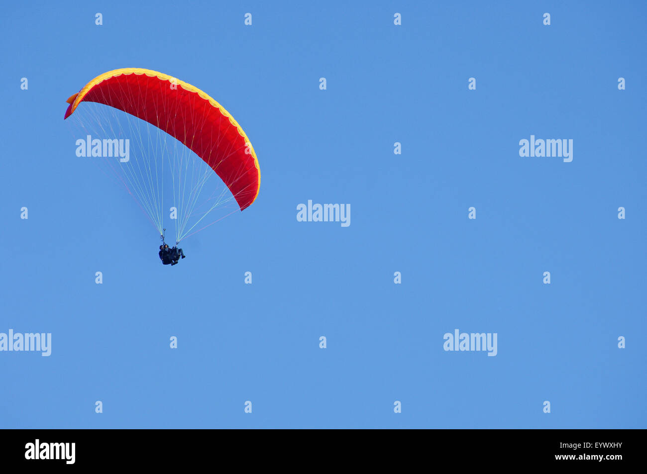 Paragliding Training at Swiss Stock Photo - Alamy