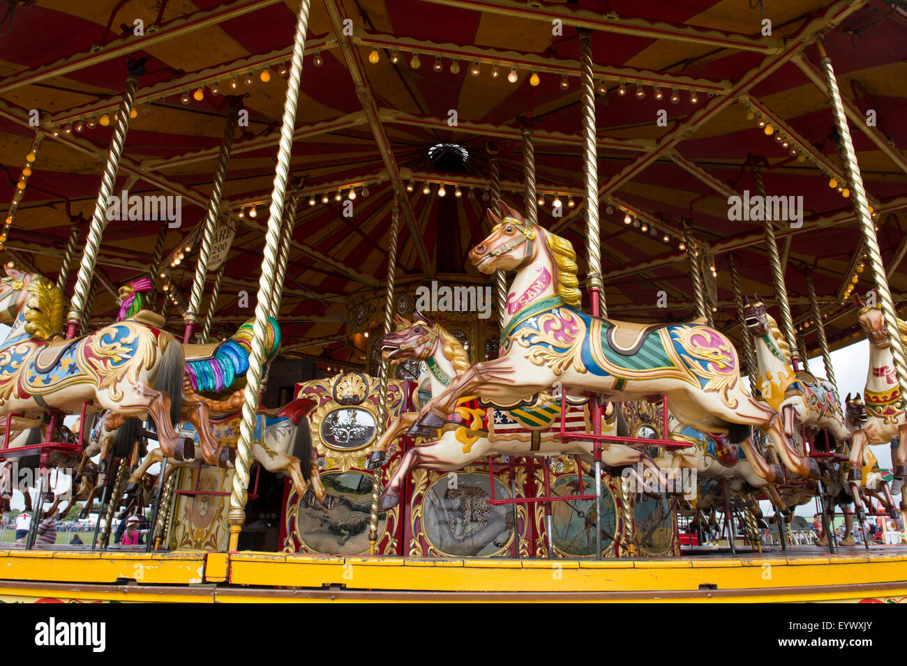 Galloping carousel horse hi-res stock photography and images - Alamy