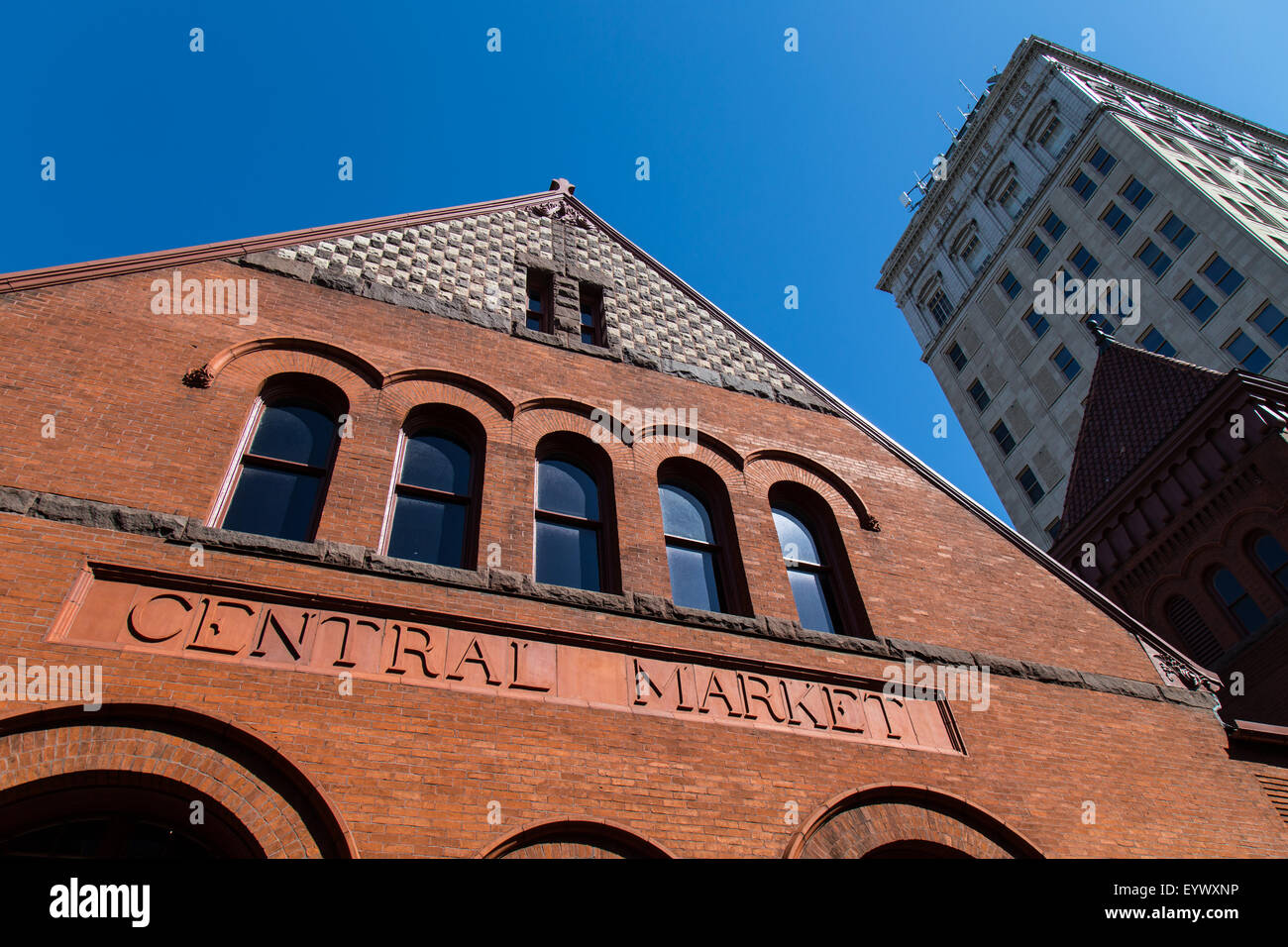 Historic Central Market in Penn Square, Lancaster City, PA Stock Photo ...