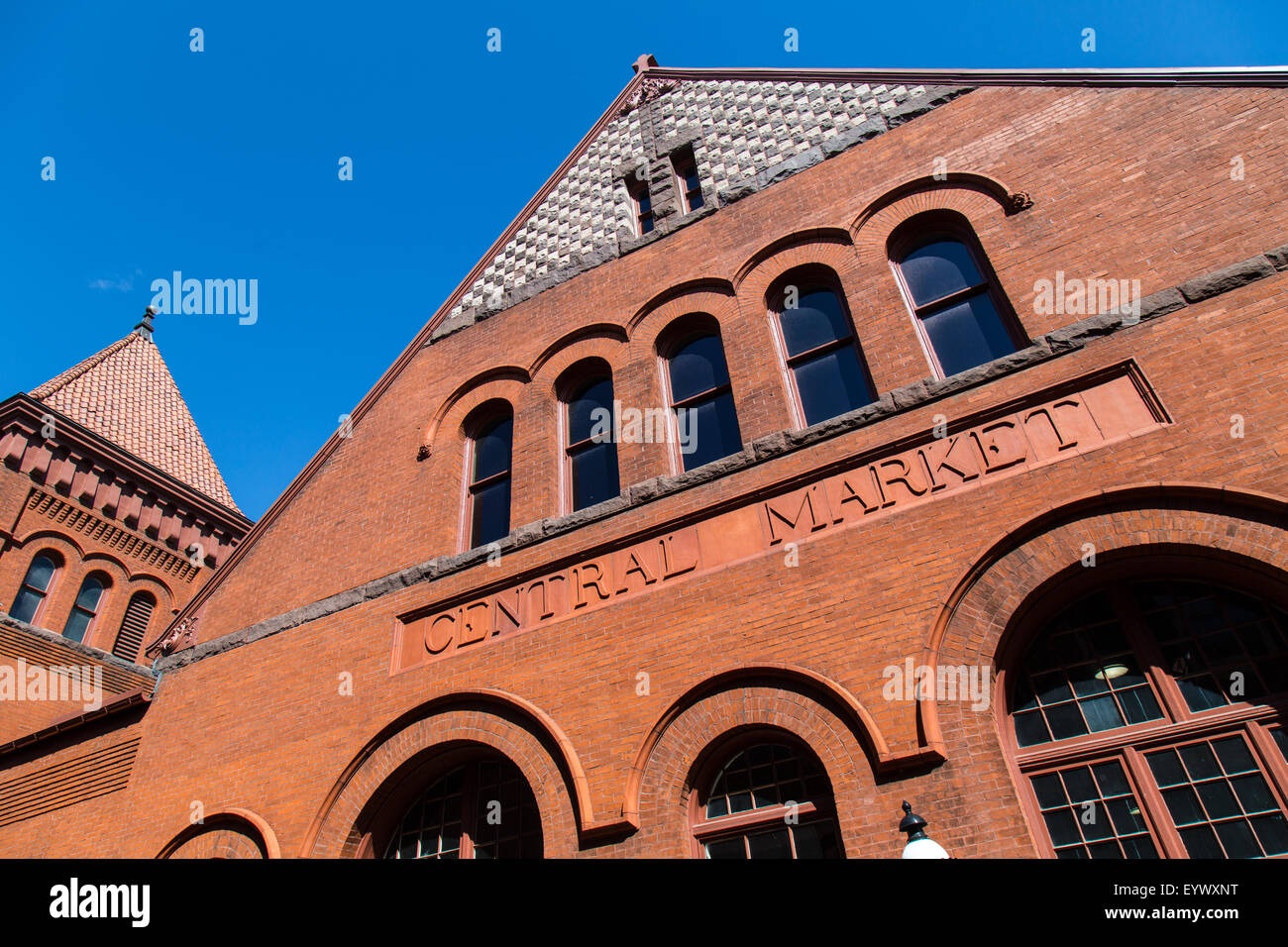 Historic Central Market in Penn Square, Lancaster City, PA Stock Photo ...