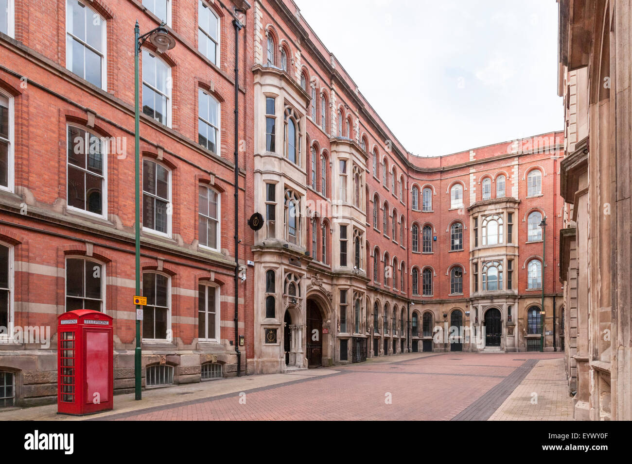 Victorian textile warehouses on Broadway in the Lace Market, Nottingham ...