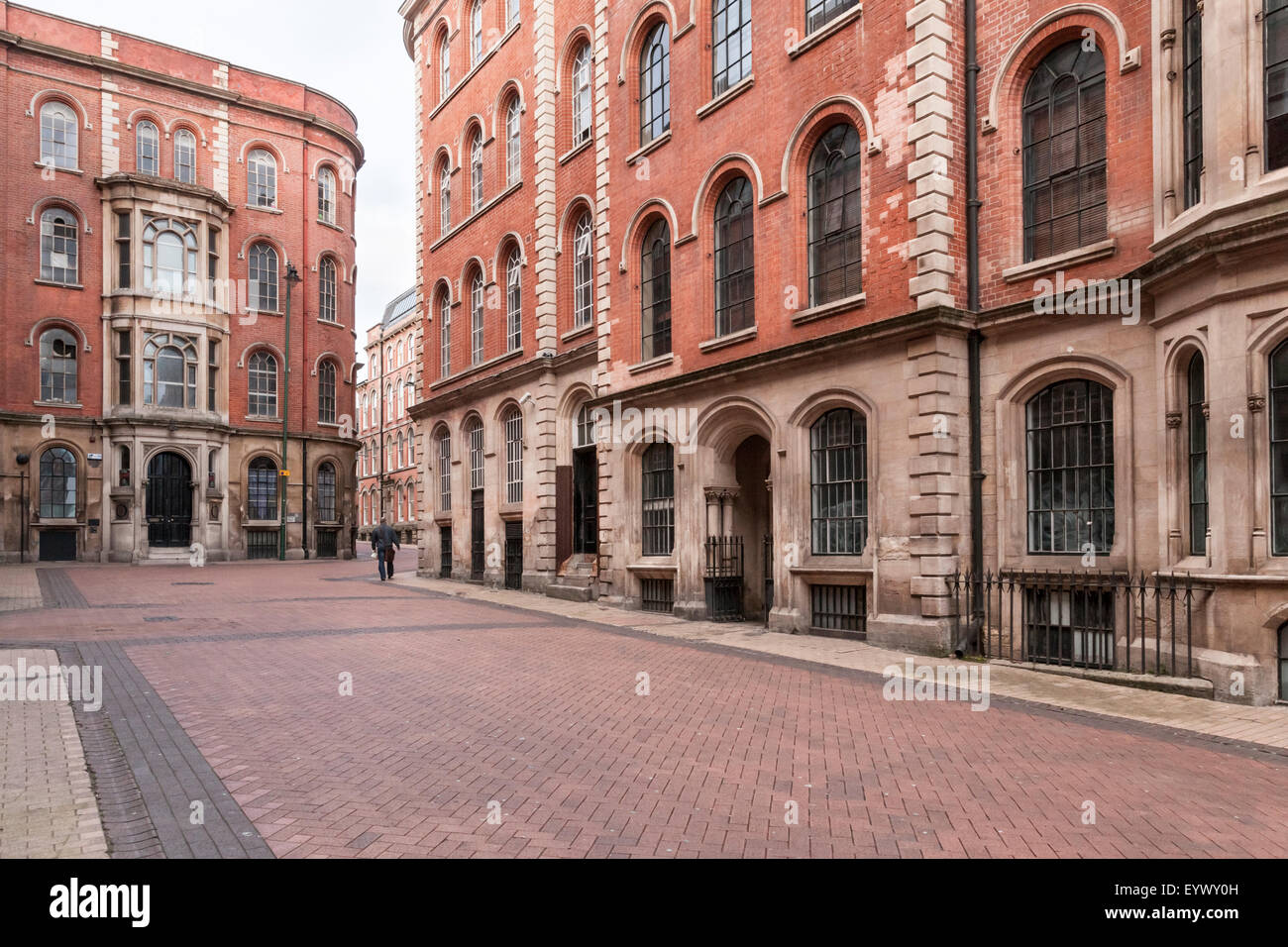 Victorian textile warehouse buildings on Broadway in the Lace Market ...